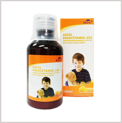 Axcel Paracetamol 250mg 100ml (Orange) (1’s) – Medcart