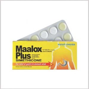 Maalox Plus 25mg Tab 5 x 40’s – Medcart