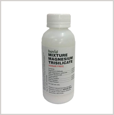 Mixture Magnesium Trisilicate (MMT) 120ml (1’s) ]{Hovid] – Medcart